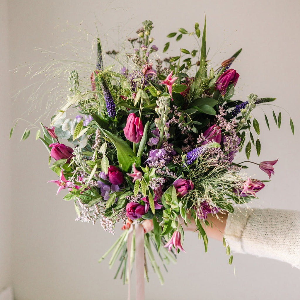 Purple Lilac Spring Bouquet Winchester | Wildbunch Florists